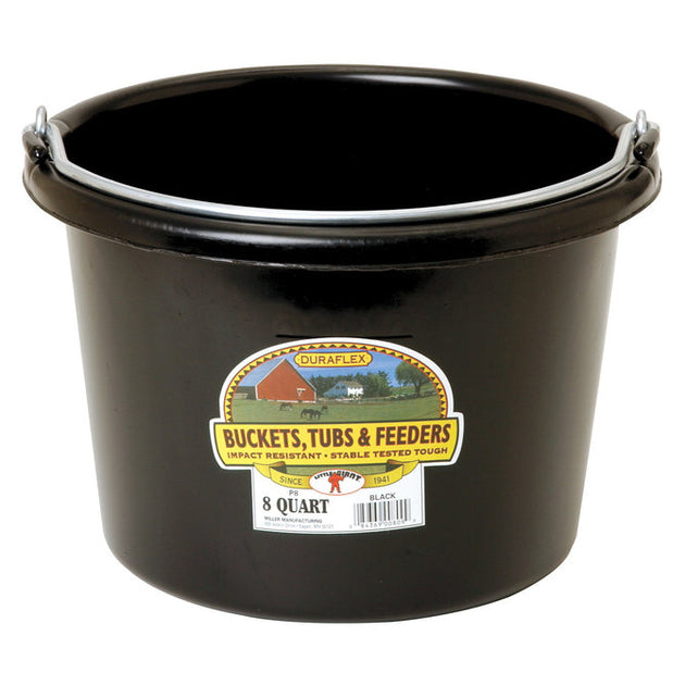 8 Qt. | Duraflex Plastic Pail - Hunters Landing Tack & Supply