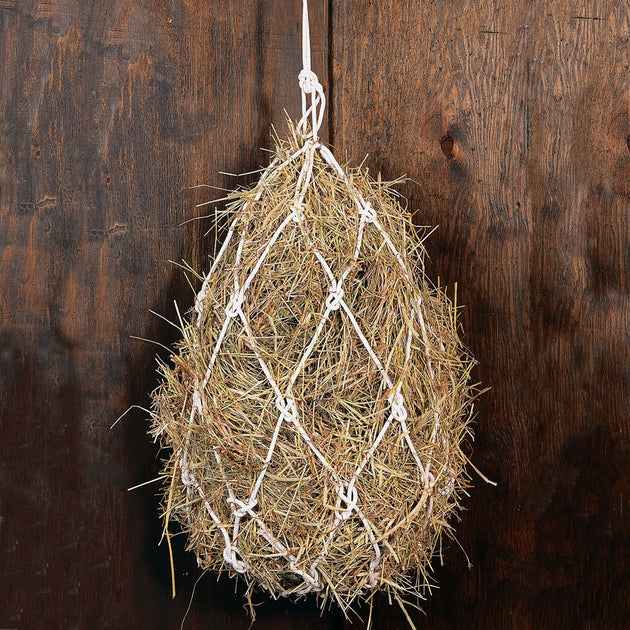 Rope Hay Net- White - Hunters Landing Tack & Supply